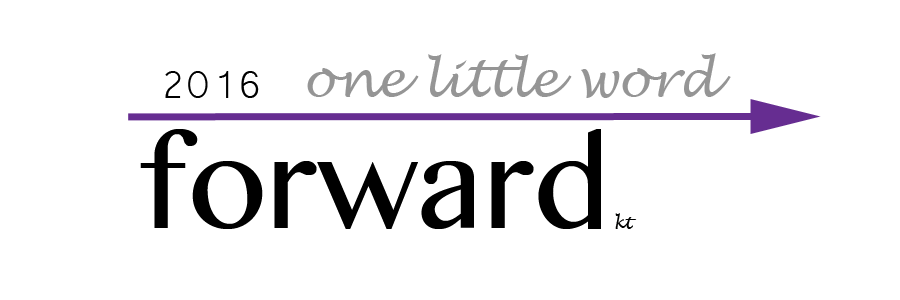 One Little Word 2016 – FORWARD | Kreative Kymona