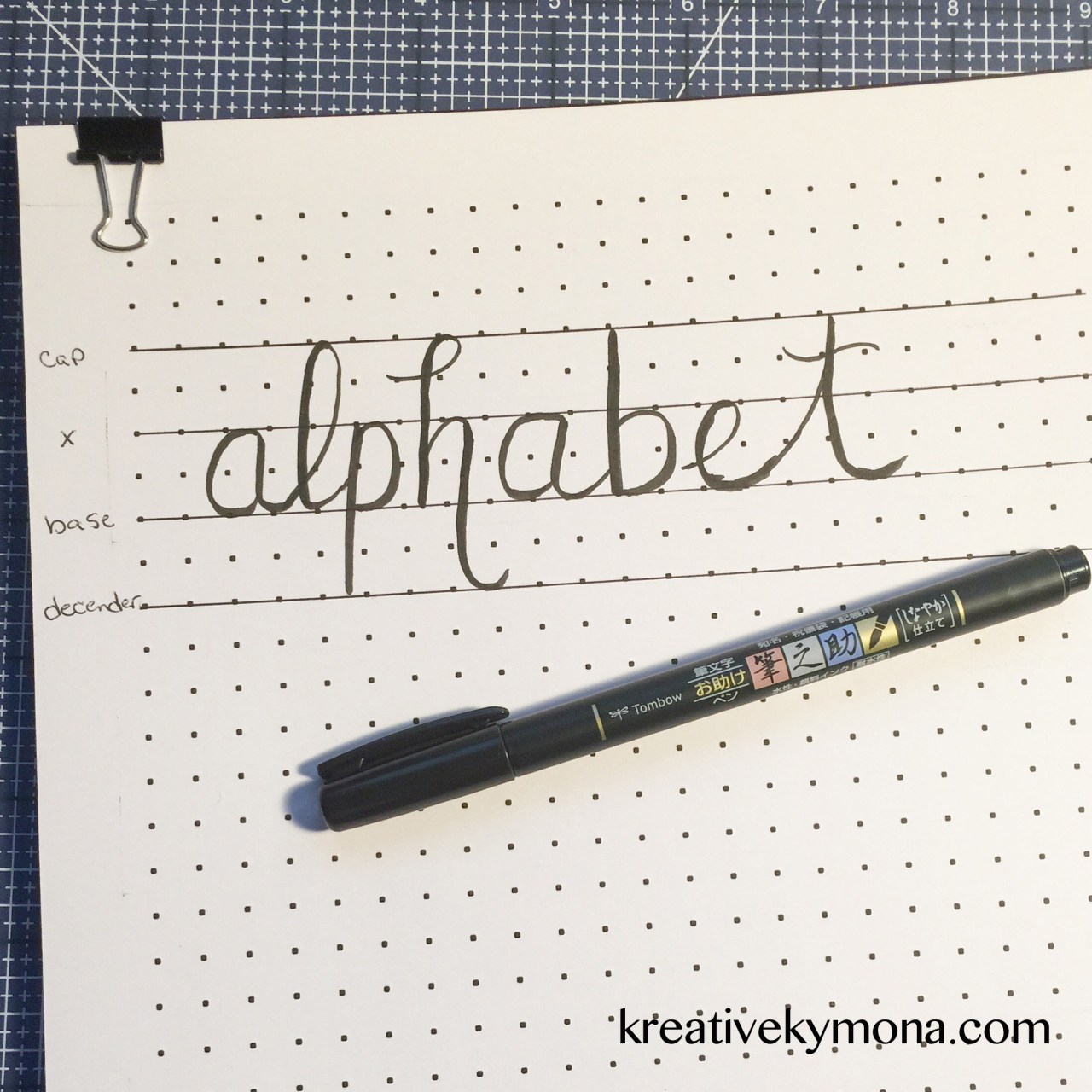 Brush Lettering/Calligraphy | Kreative Kymona