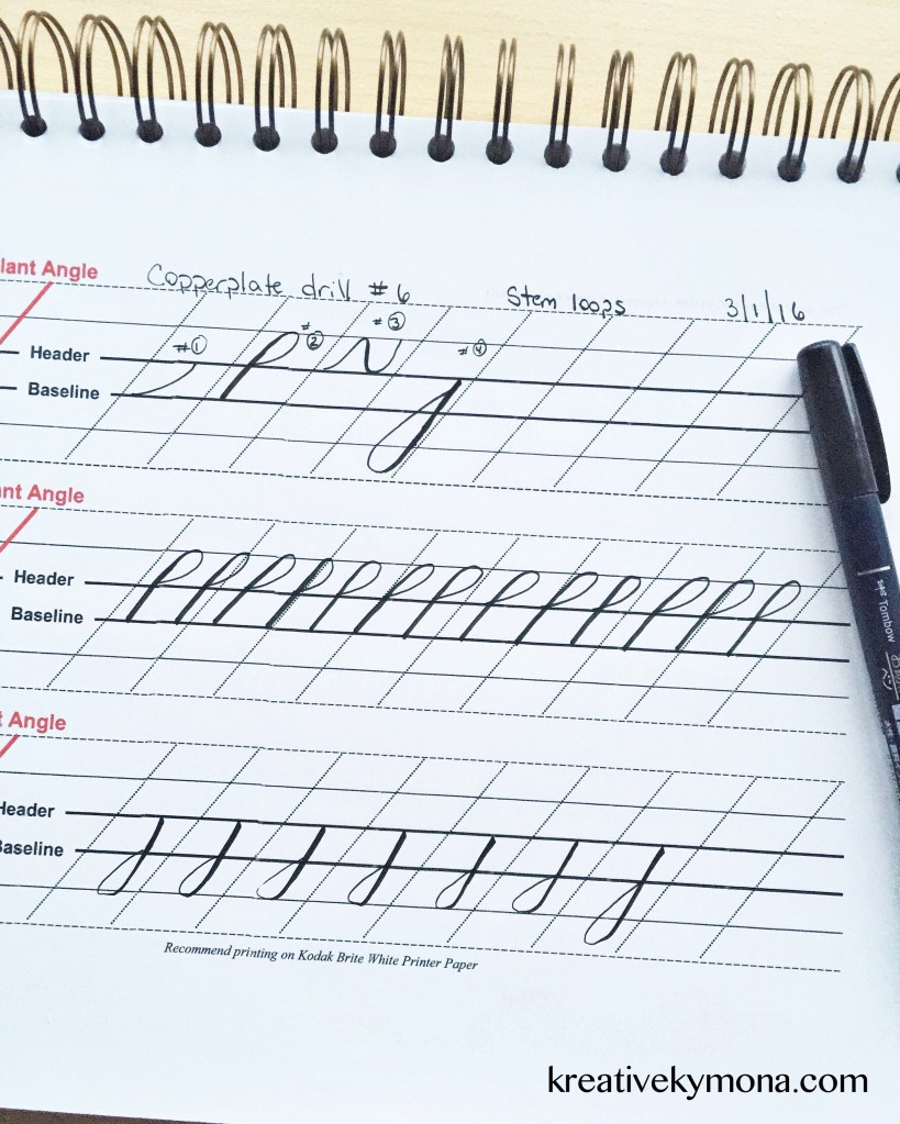 Brush Lettering/Calligraphy | Kreative Kymona