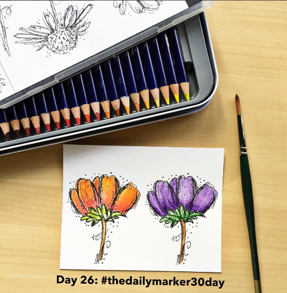 30 Day Coloring Challenge Blog Hop | Kreative Kymona