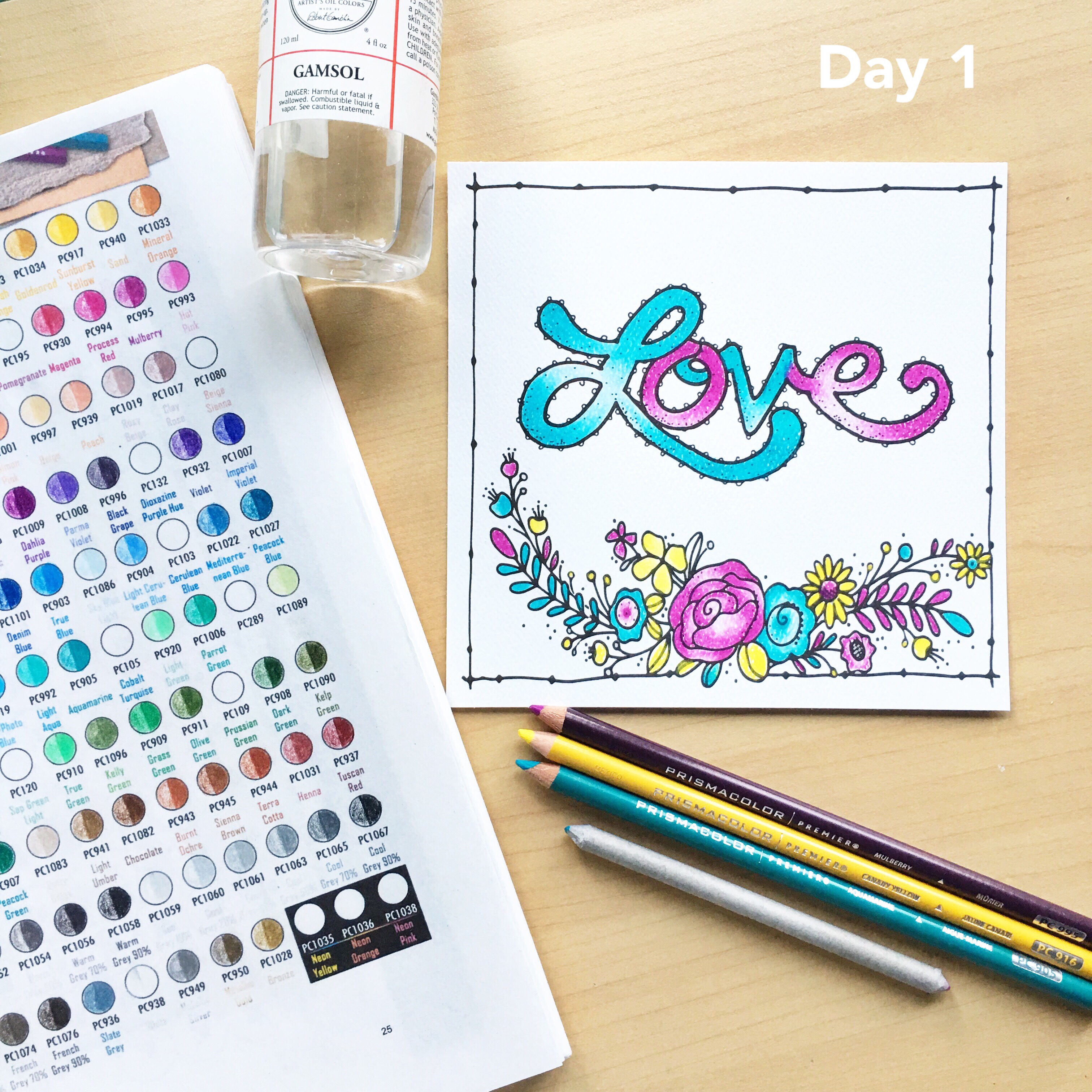 30 Day Coloring Challenge Blog Hop | Kreative Kymona