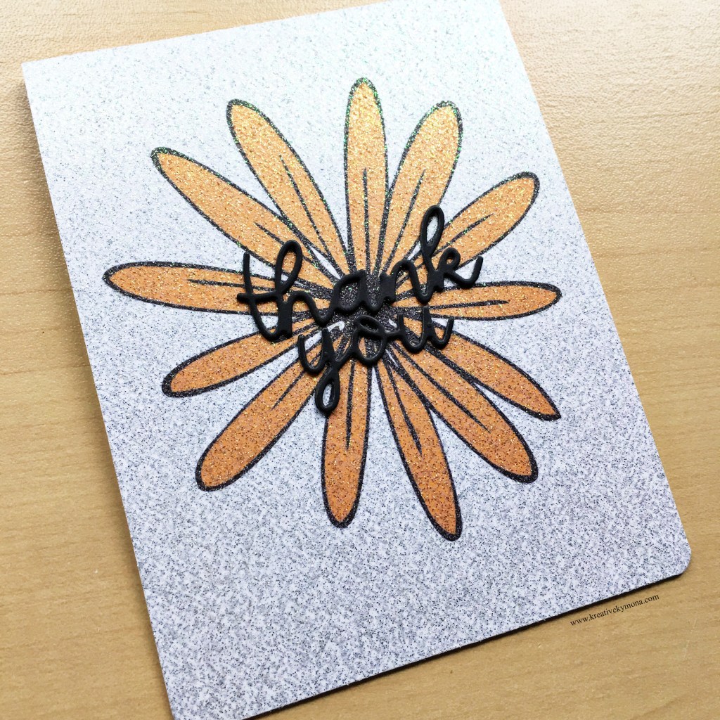 Printing on Glitter Paper | Kreative Kymona