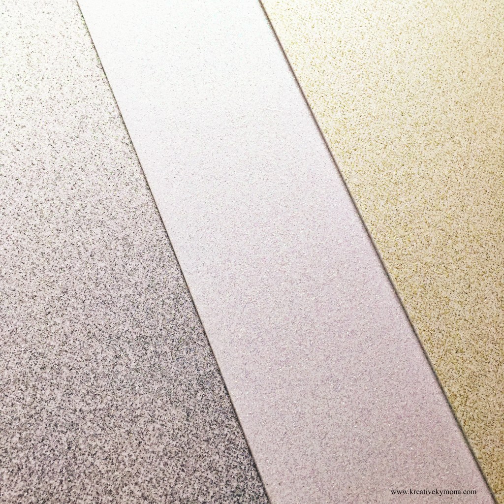 Printing on Glitter Paper | Kreative Kymona