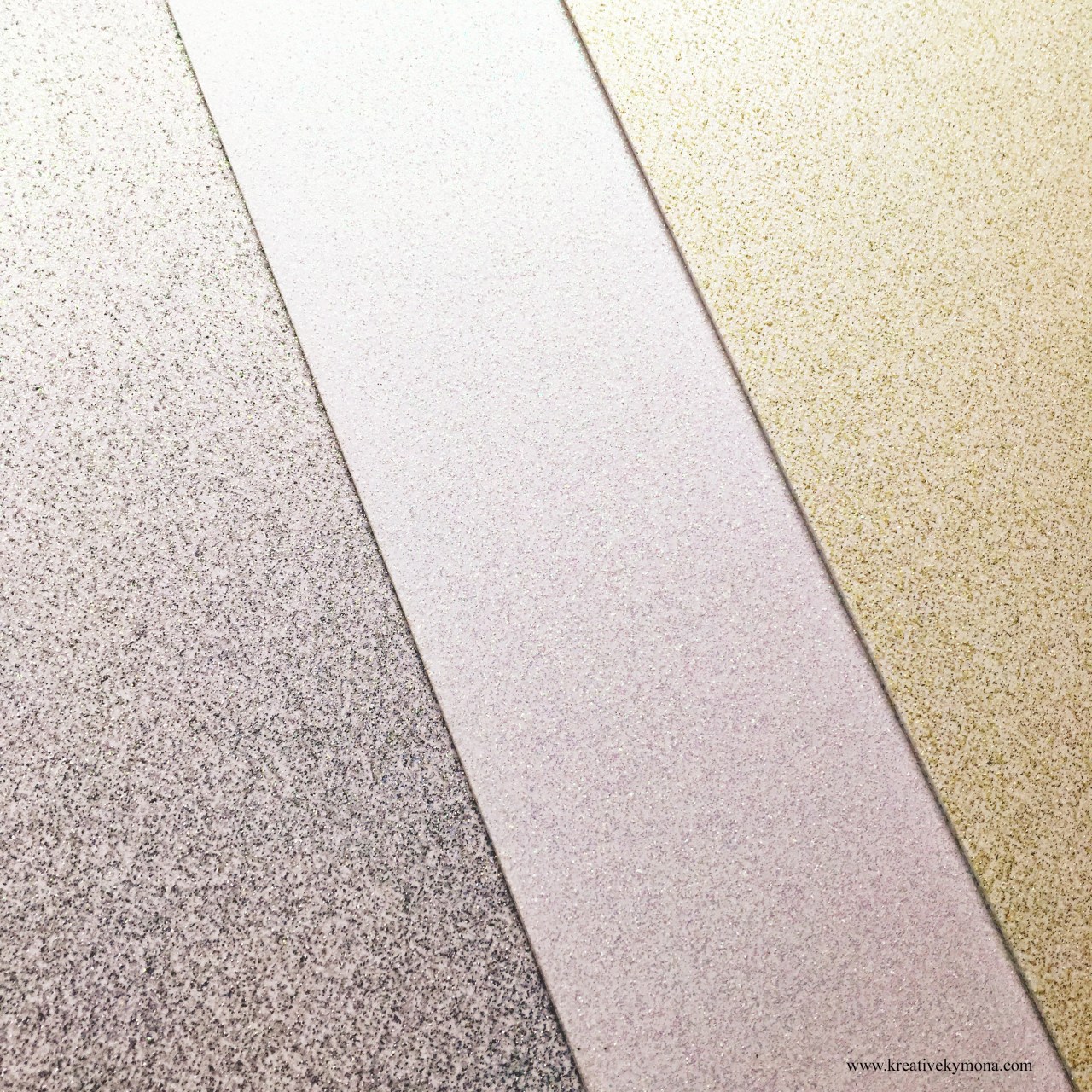 Printing on Glitter Paper | Kreative Kymona