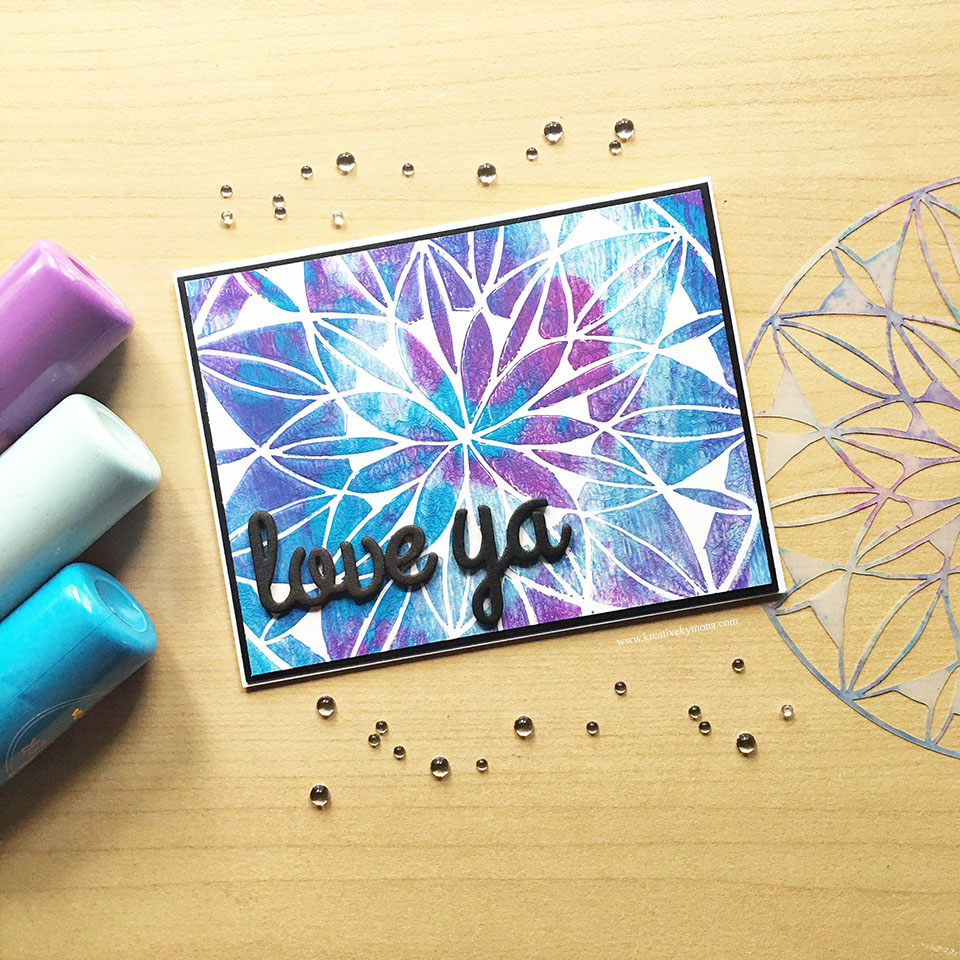 Mono Prints with a Gel Press Plate | Kreative Kymona