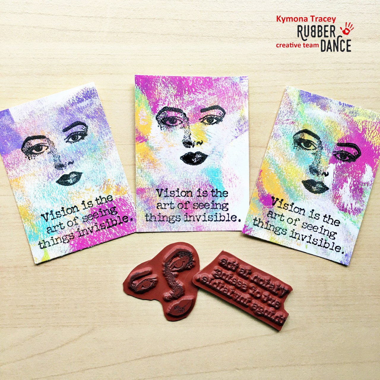 Rubber Dance Stamp May 2017 Theme Challenge | Kreative Kymona