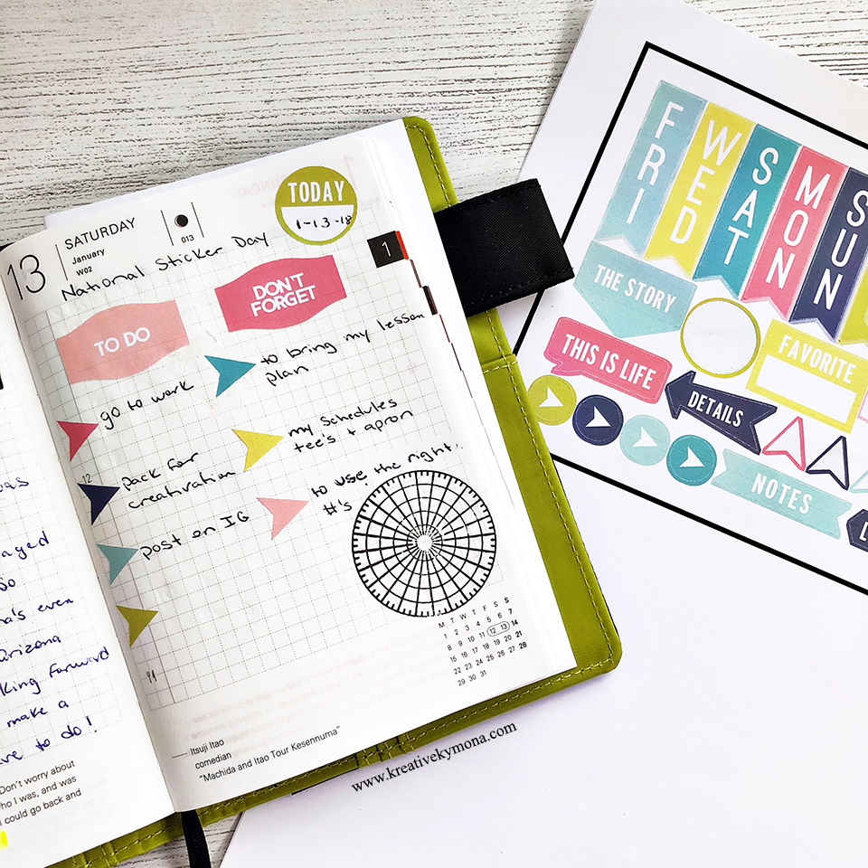 National Sticker Day 2018 | Kreative Kymona