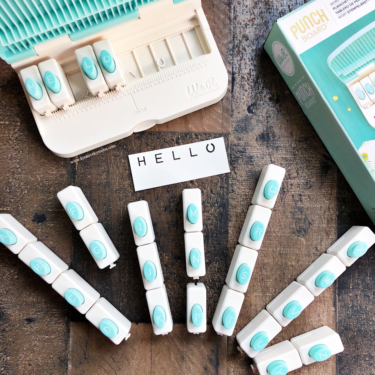 We R Memory Keepers Word Punch Board Review | Kreative Kymona