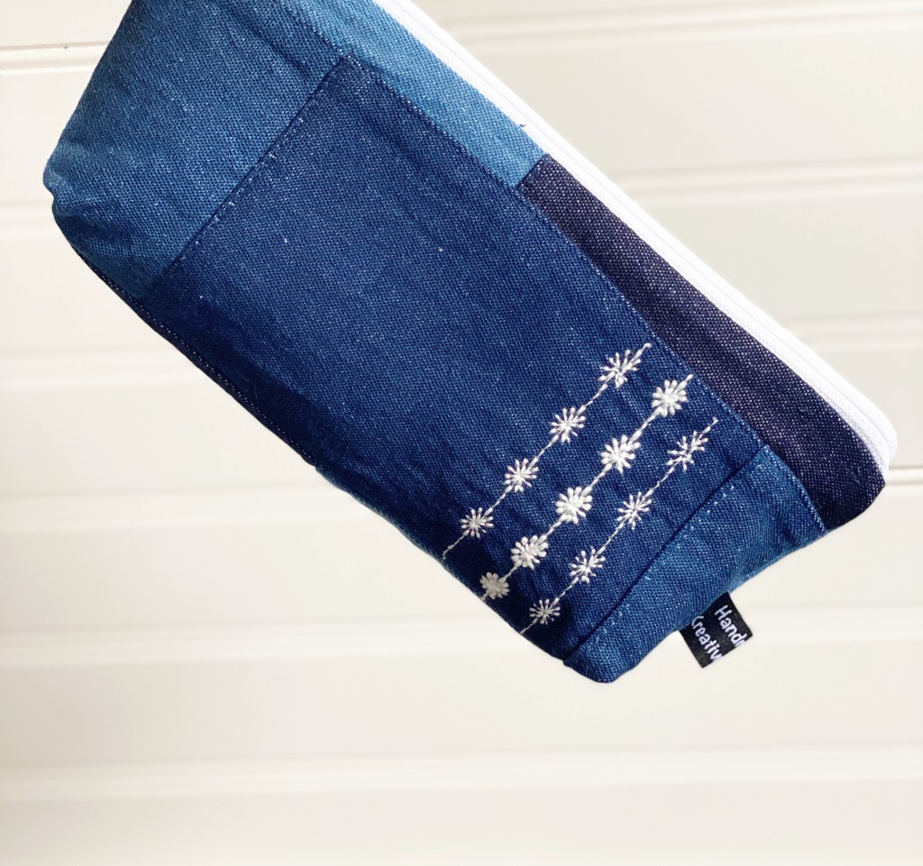 How to Decorate a Pouch using Different Thread Weights | Kreative Kymona